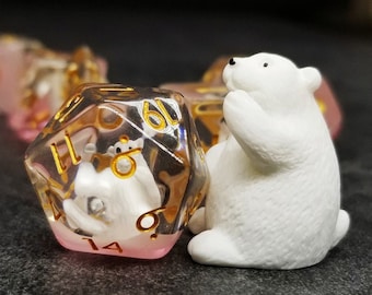 Dnd Dice Set Bear - Etsy