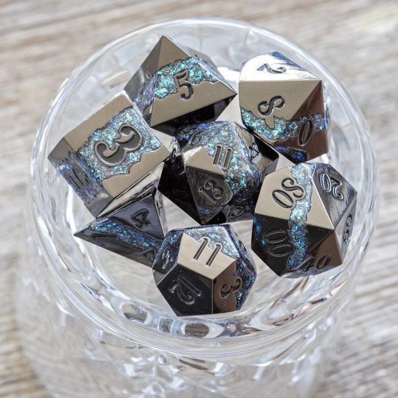 Black Dice Set - Etsy