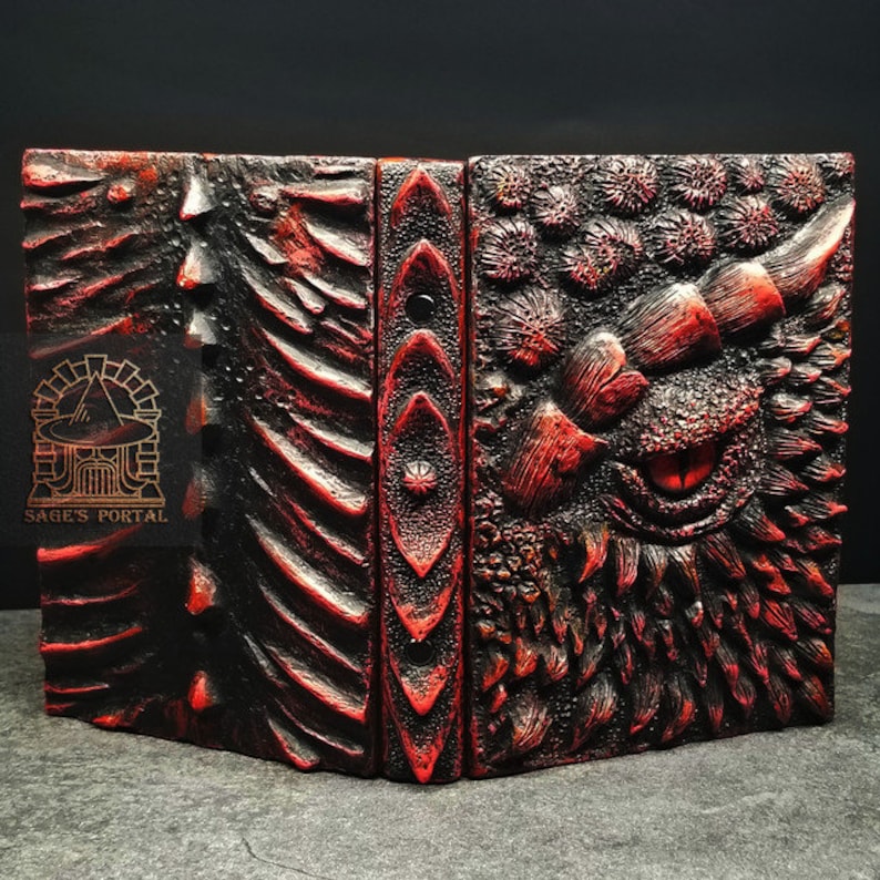 Eye of the Red Dragon Notebook Handmade Notebook for TTRPG - Etsy