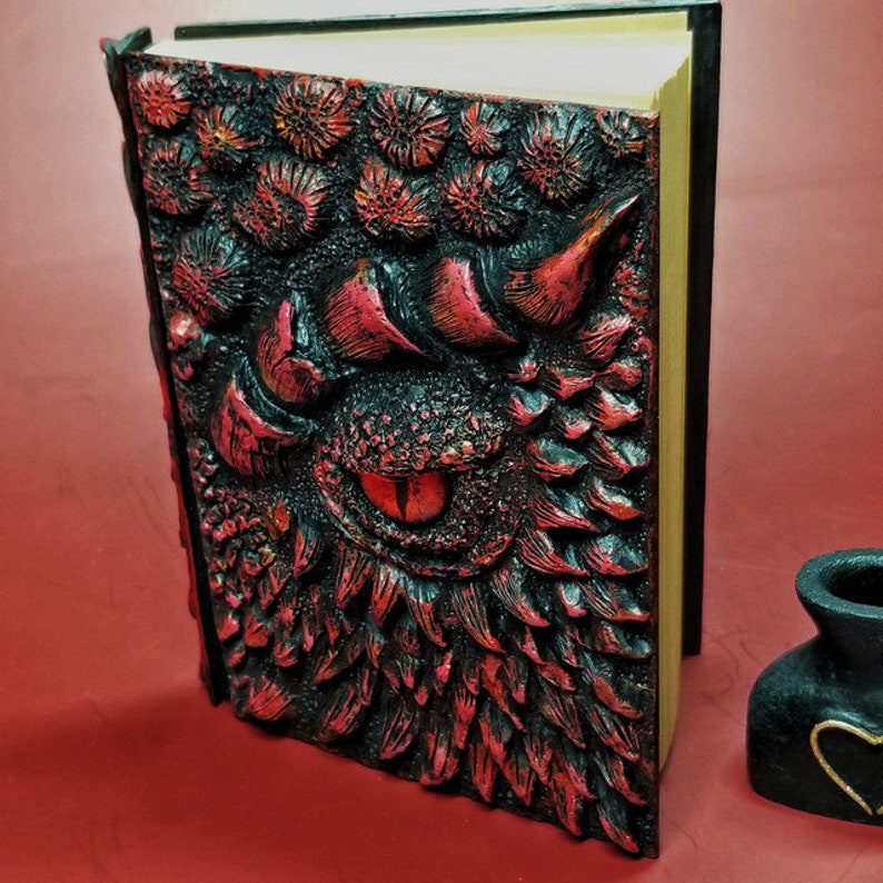 Eye of the Red Dragon Notebook Gift Set Handmade Notebook - Etsy