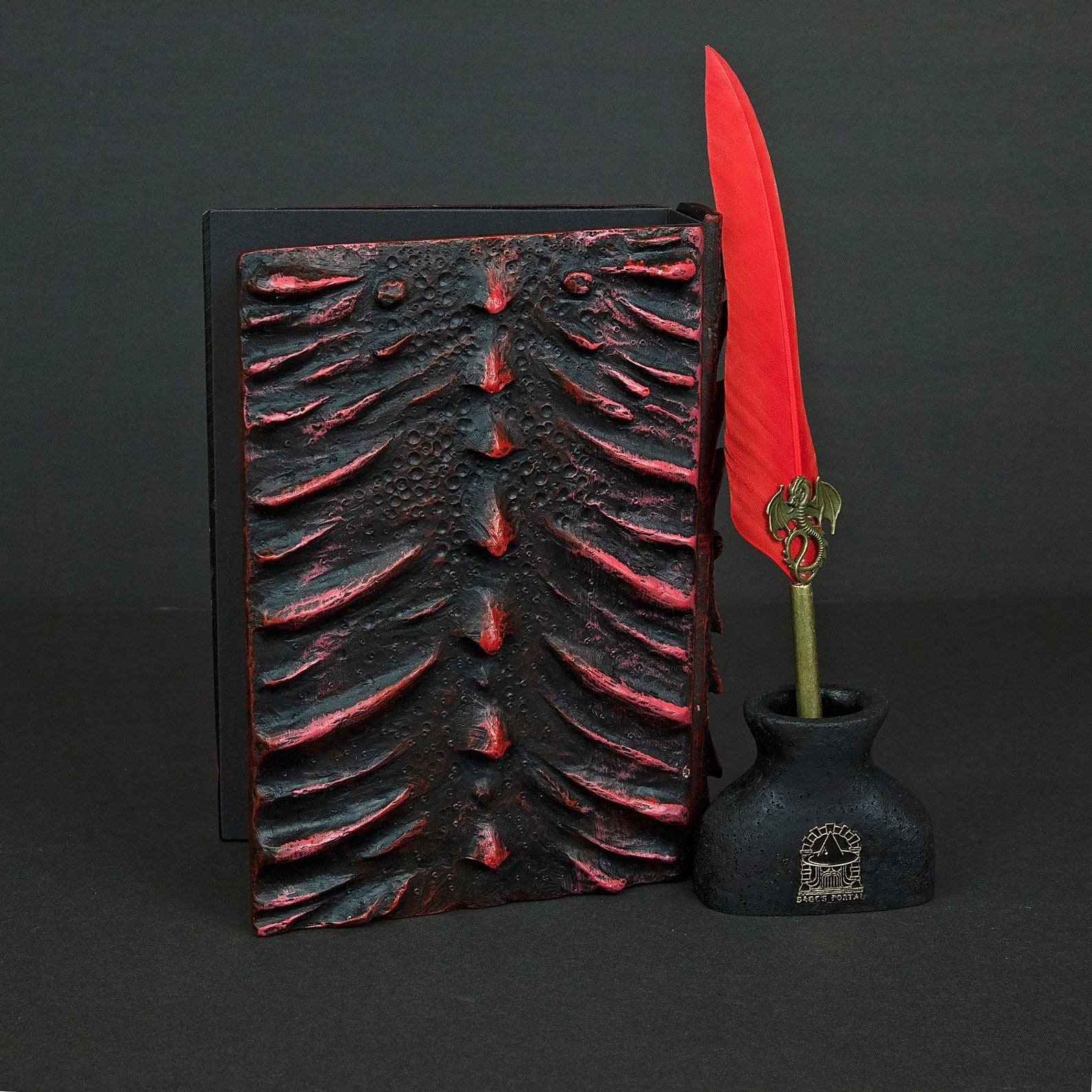 Eye of the Red Dragon Notebook Gift Set Handmade Notebook - Etsy