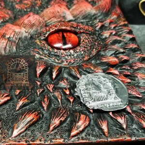 Eye of the Red Dragon Notebook | Handmade Notebook for TTRPG ...