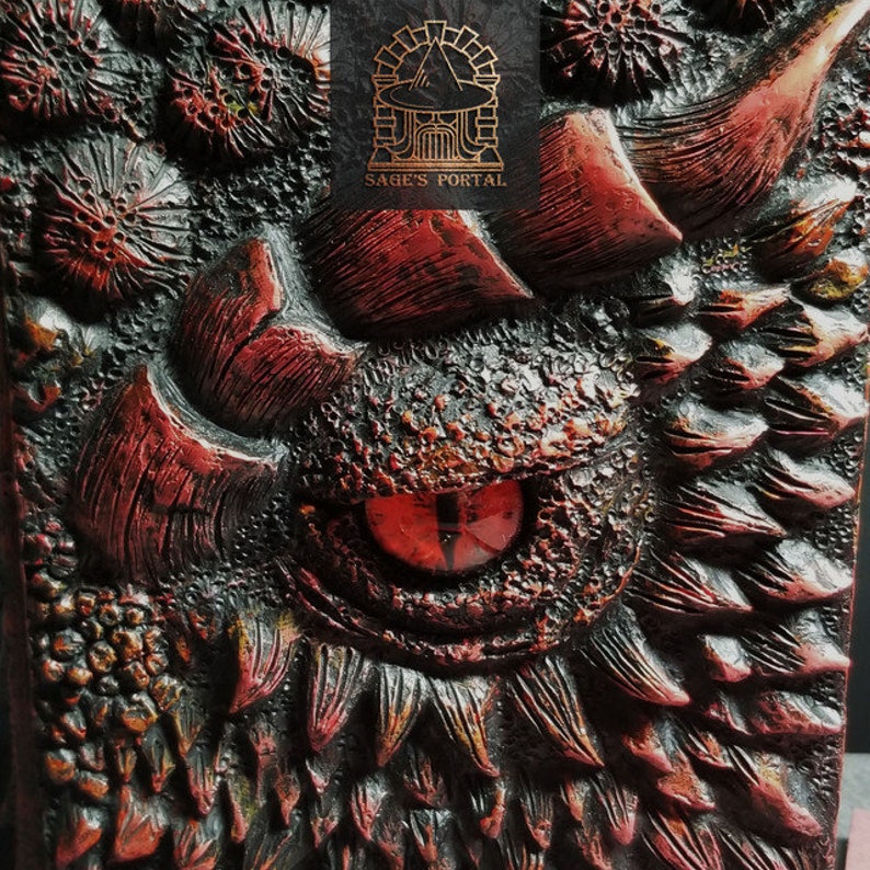 Eye of the Red Dragon Notebook Handmade Notebook for TTRPG - Etsy