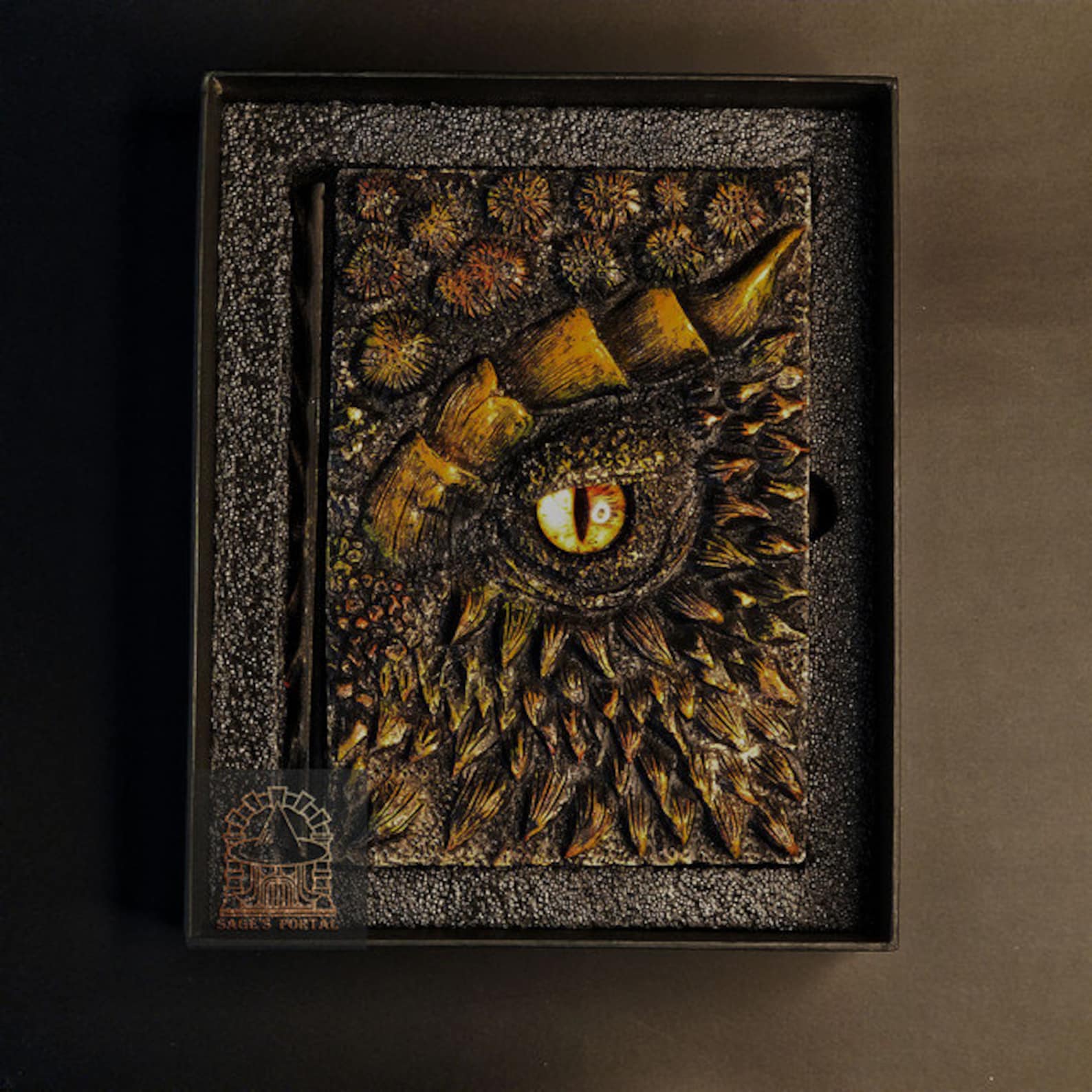 Eye of the Gold Dragon Notebook Handmade Notebook for TTRPG - Etsy