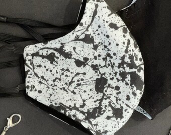 Paint Splatter Mask - Etsy