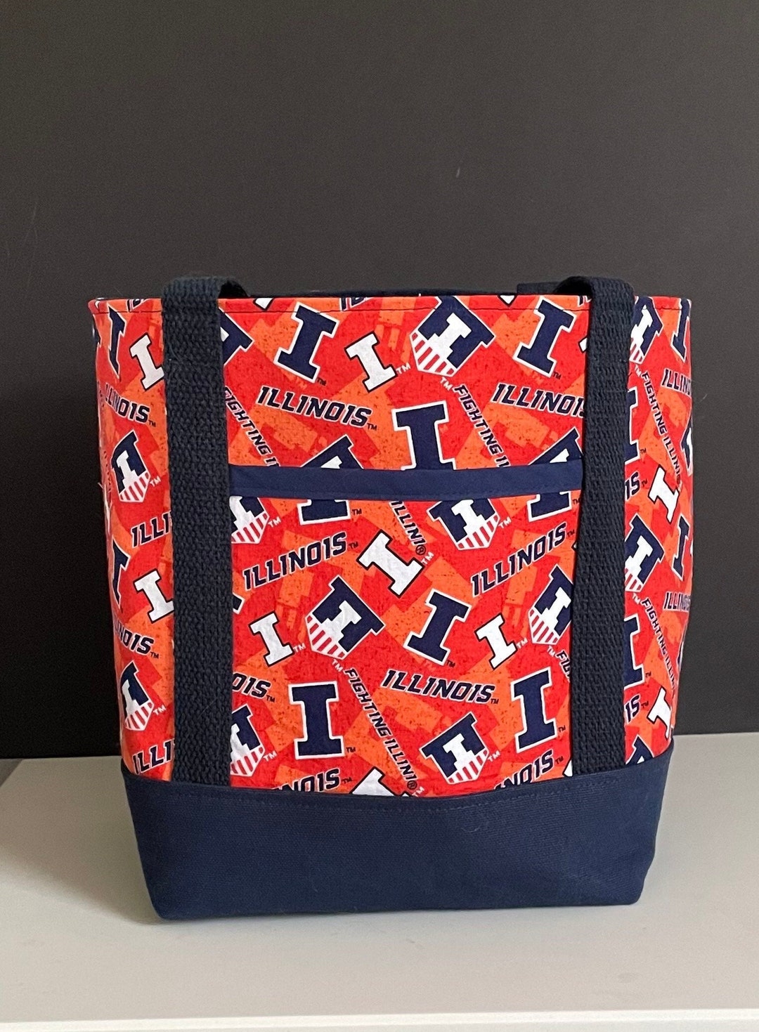 Fighting Illini Mini Tote University of Illinois Urbana Champaign Tote ...