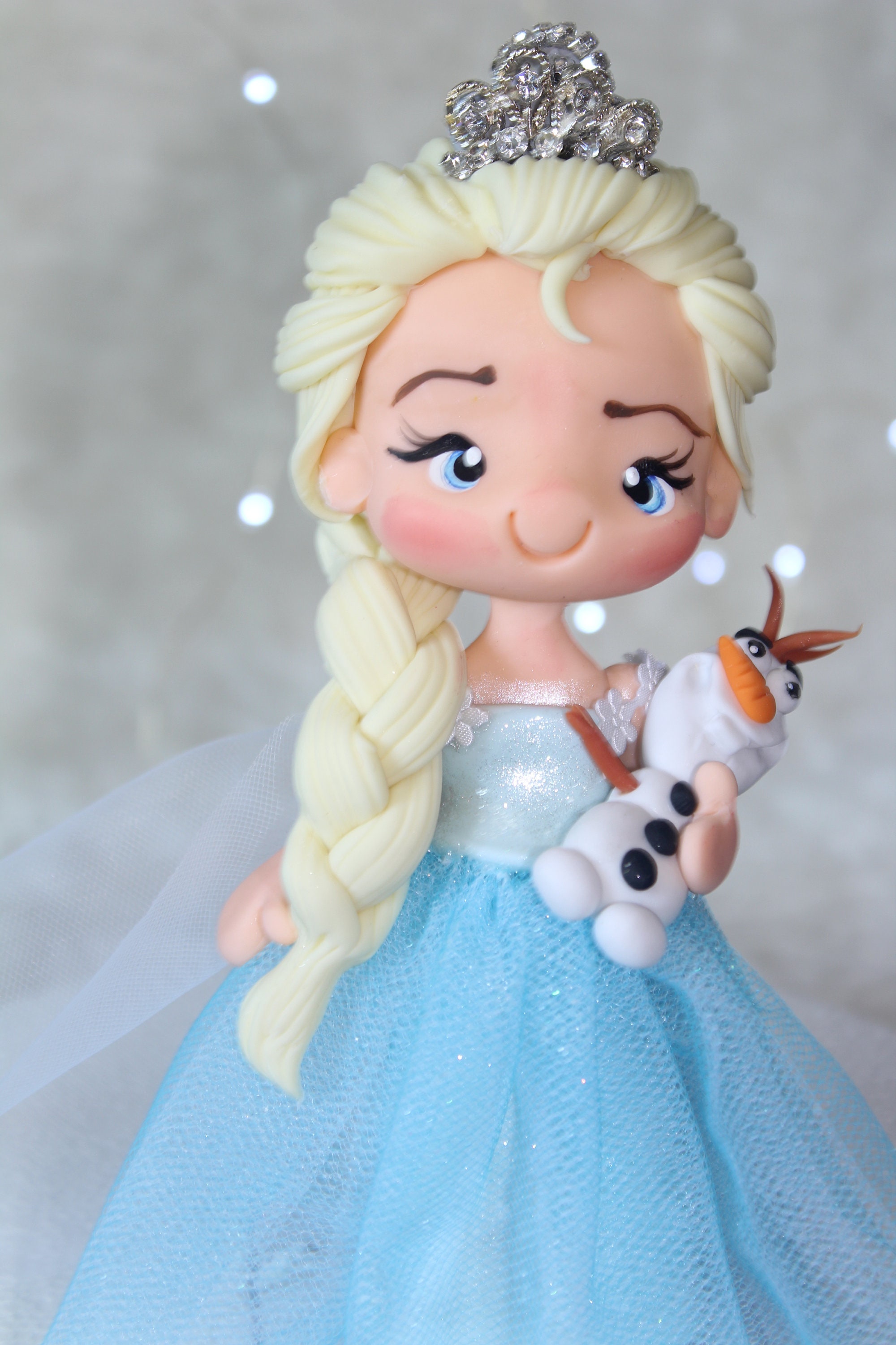 Princess Cake Topper Frozen Cake Topper Elsa Cake Topper - Etsy