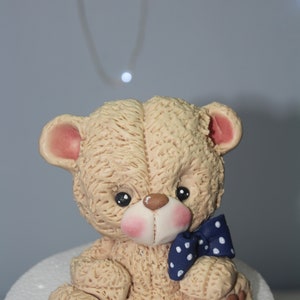 Teddy Bear Fondant,teddy Bear Cake Figures,boy Bear Cake Topper,bears ...