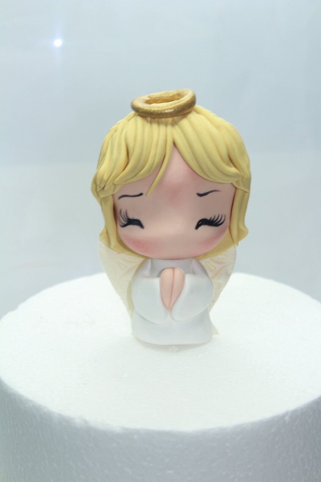 Fondant Angel Cake Topper 3 Inch - Etsy