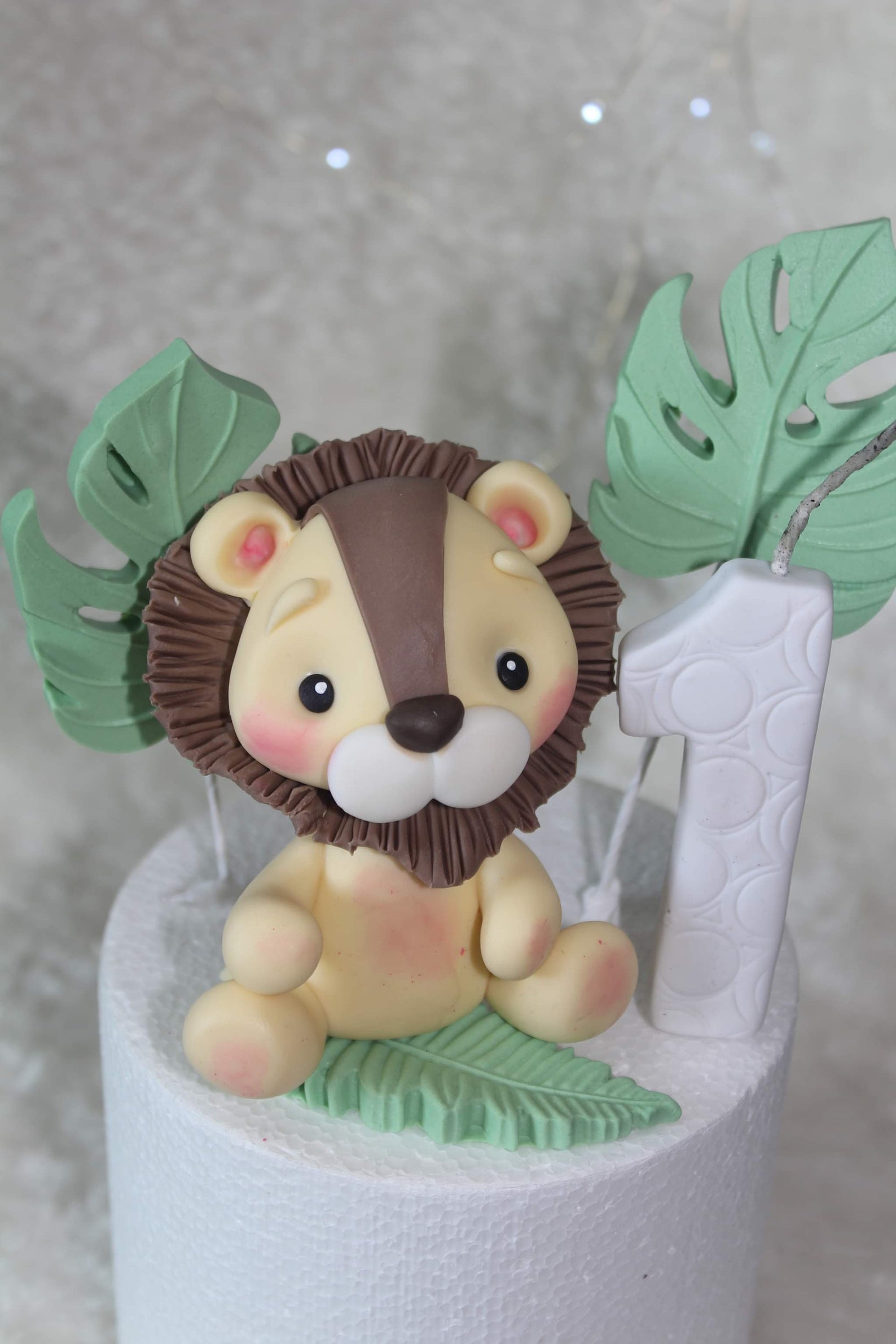 Lion Topper Animals Cake Topper Jungle Cake Topper Grass - Etsy