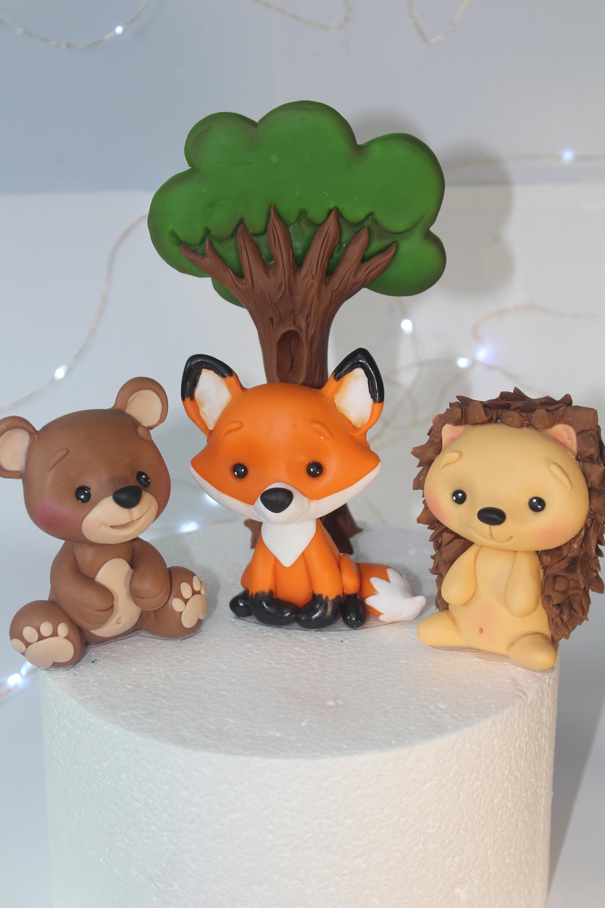 Forest Animals.forest Cake Topper.birthday Cake - Etsy