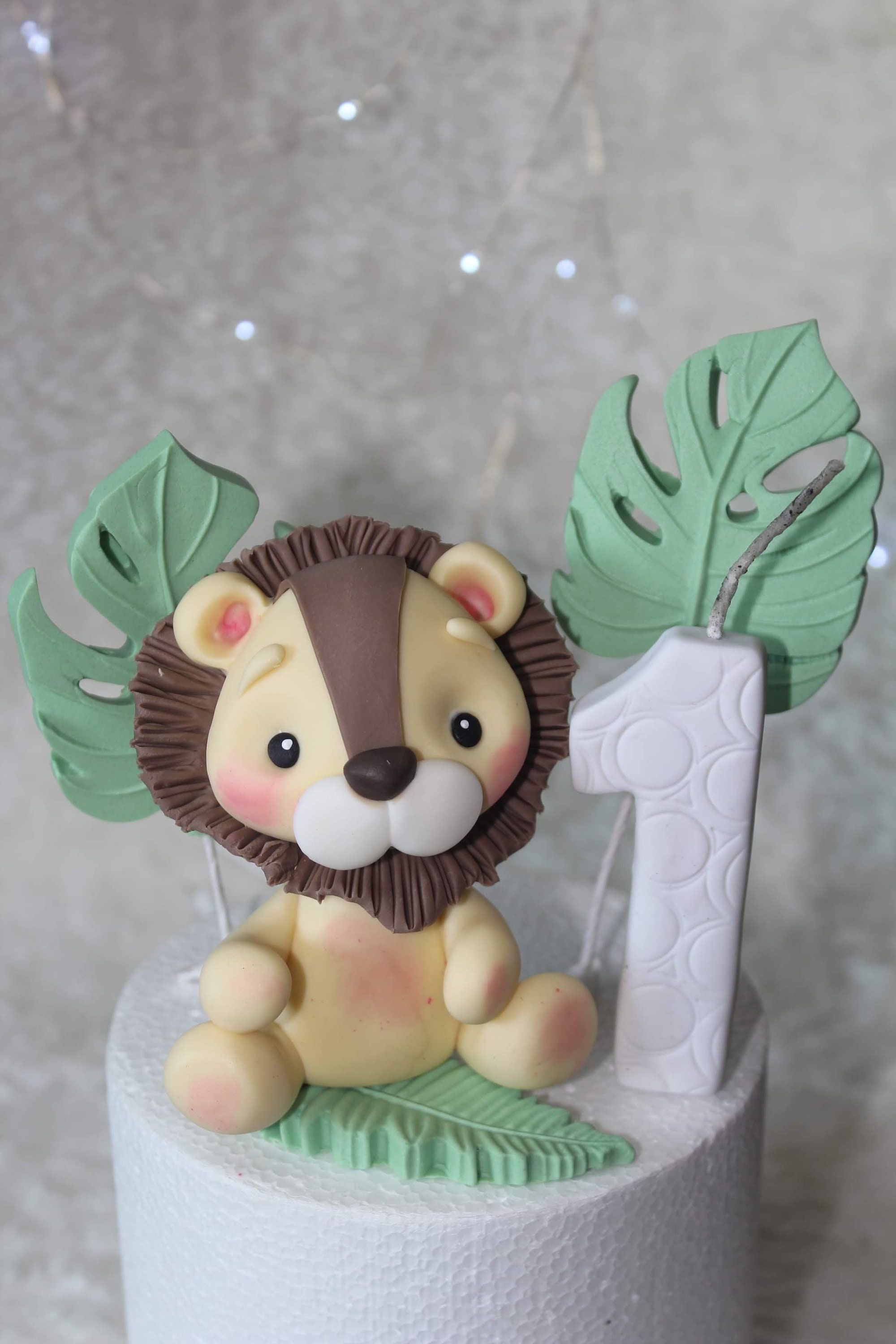 Lion Topper Animals Cake Topper Jungle Cake Topper Grass - Etsy