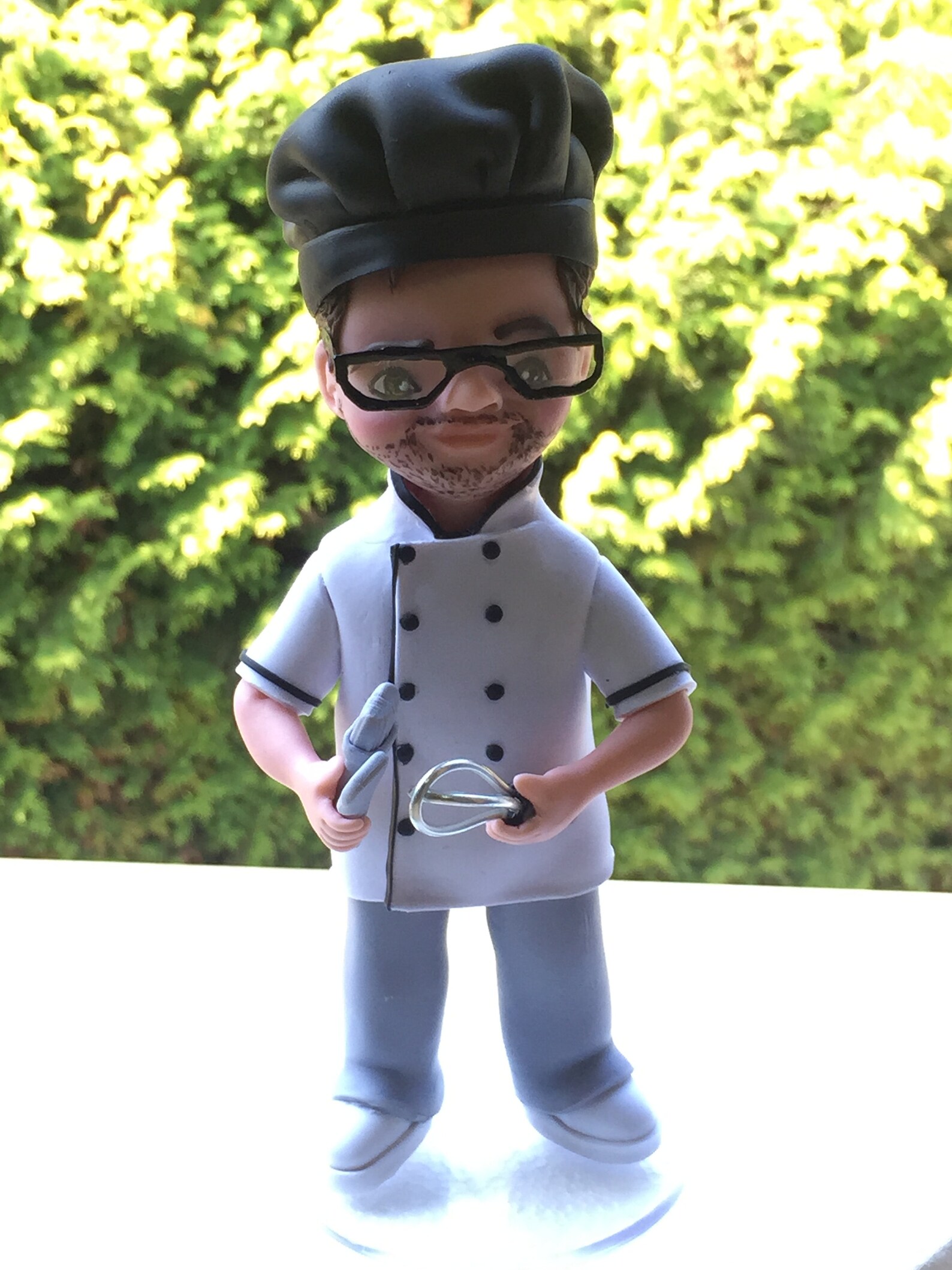 Chef Figure Pastry Chef Doma Fue and Spatulas Pastry | Etsy