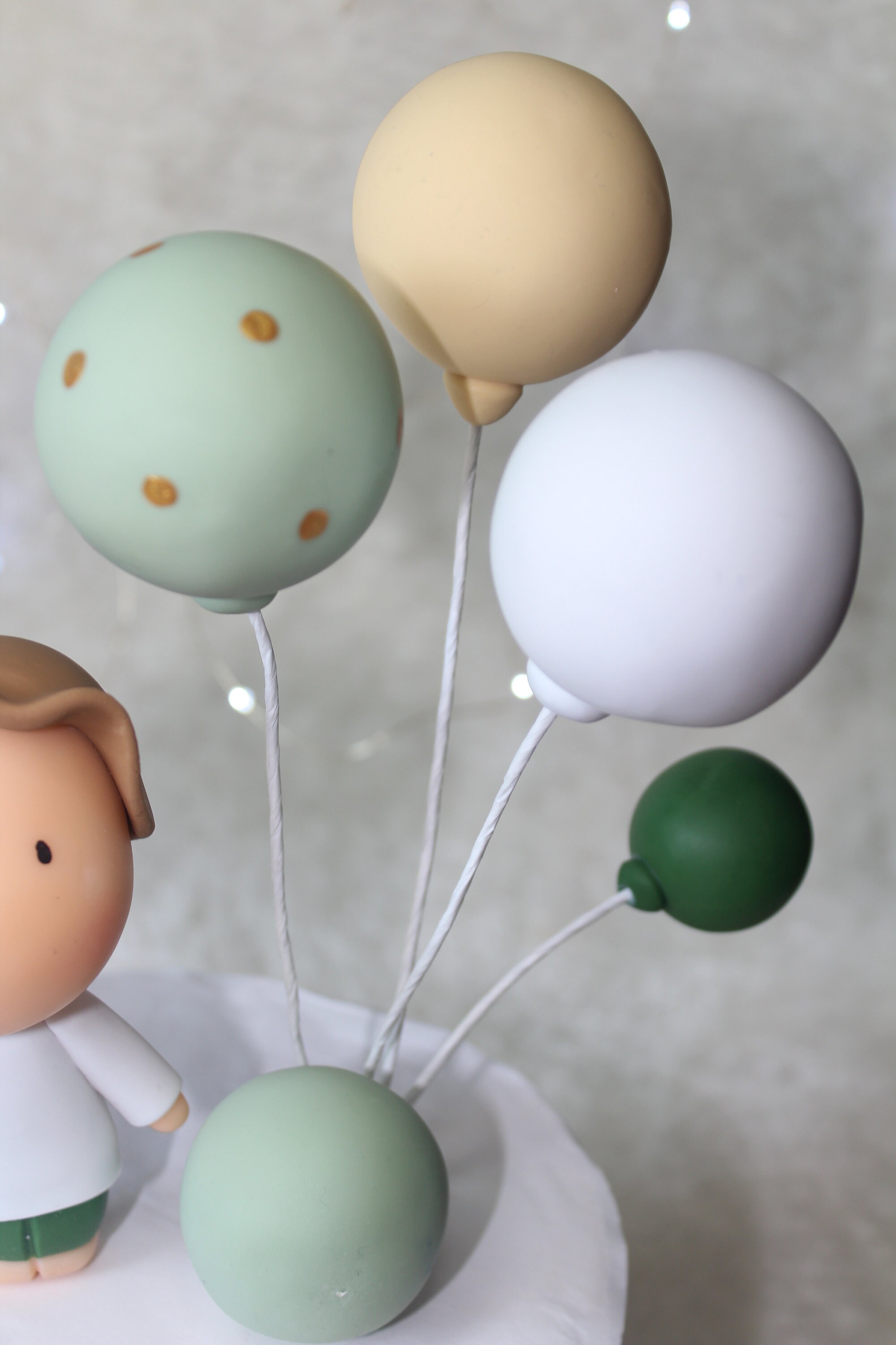Boy Cake Topper With Ball Balloons Party Decoration Cake - Etsy