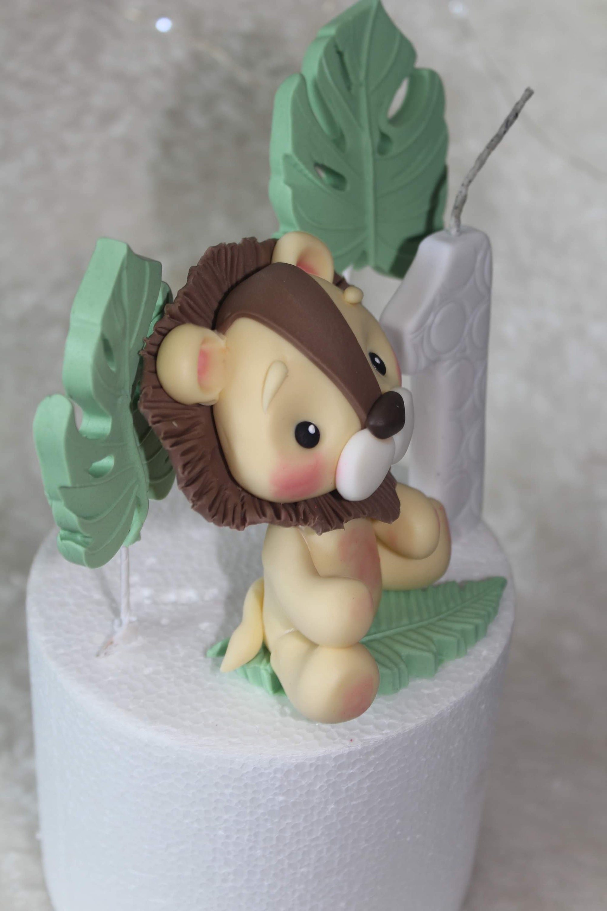 Lion Topper, Animals Cake Topper, Jungle Cake Topper, Grass Cake Topper ...