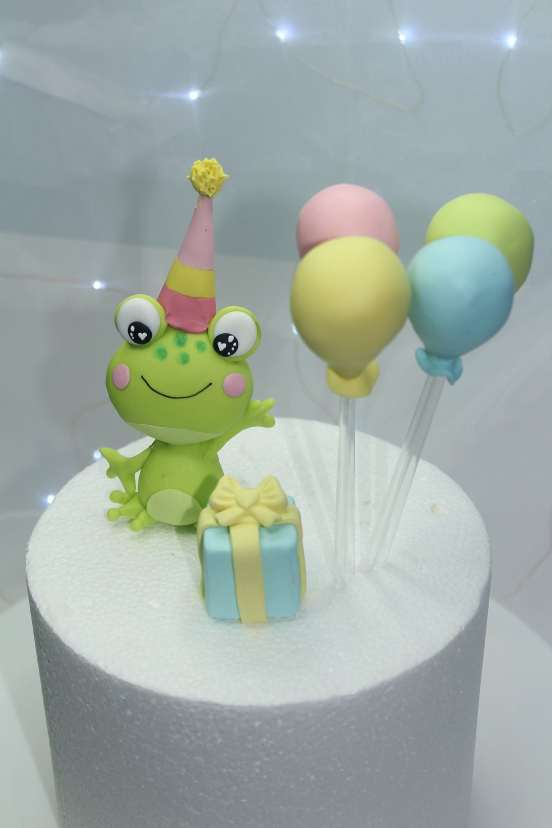 Frog Figurine, Frog Cake, Frog Birthday, Frog Cake Decoration, Fondant ...