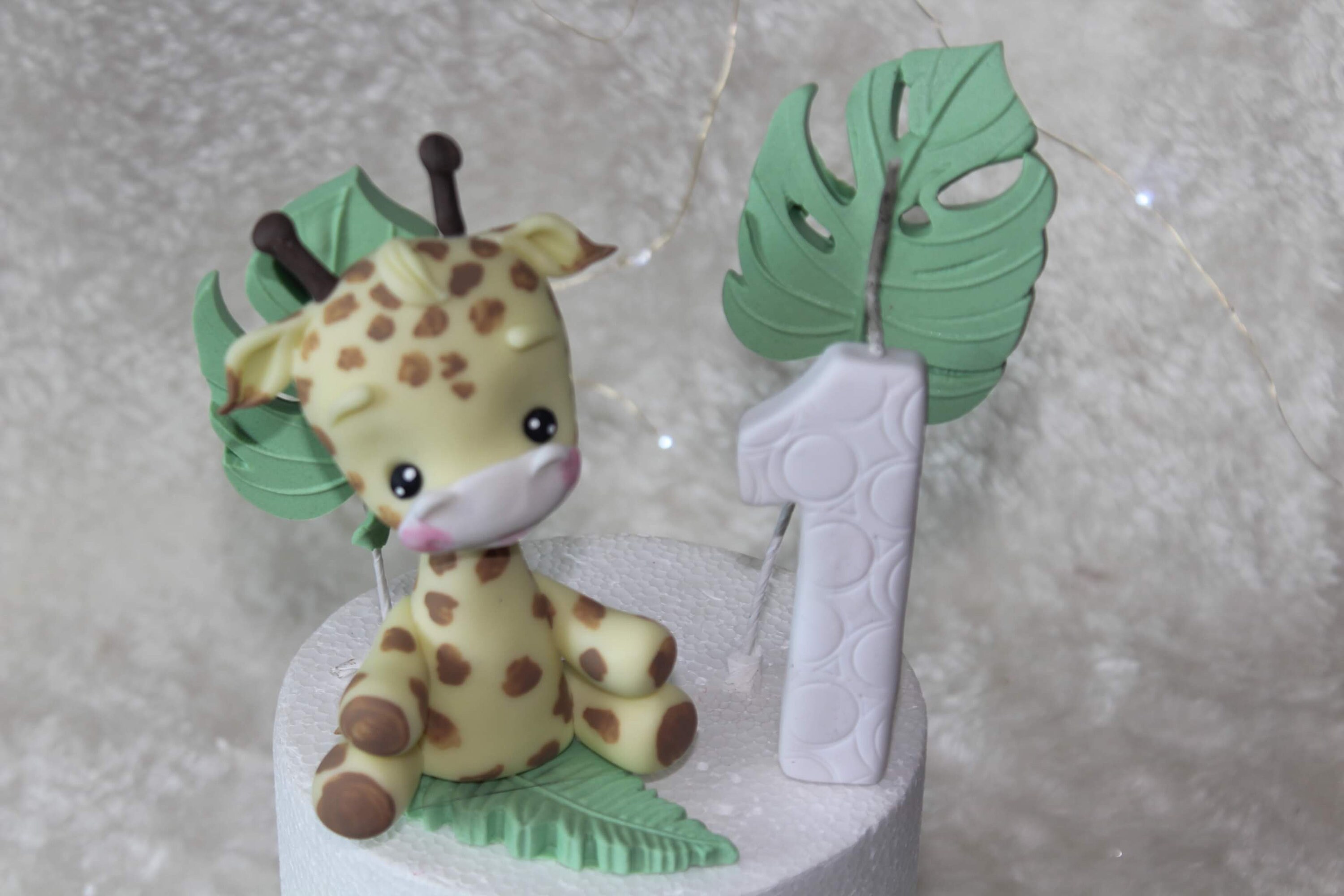 Giraffe Topper, Animals Cake Topper, Jungle Cake Topper, Grass Cake ...