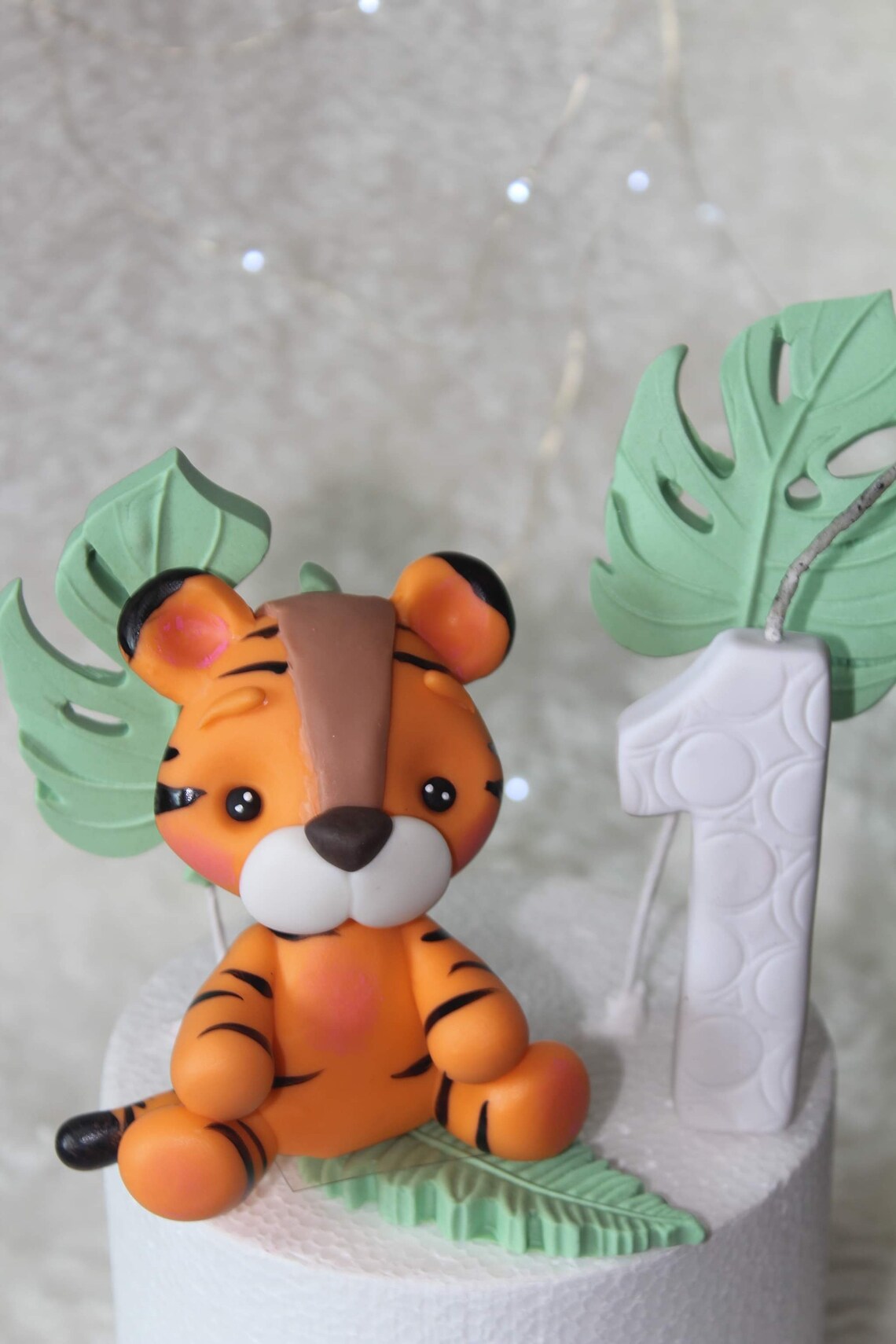 Tiger Topper Animals Topper Jungle Cake Topper Grass Cake - Etsy