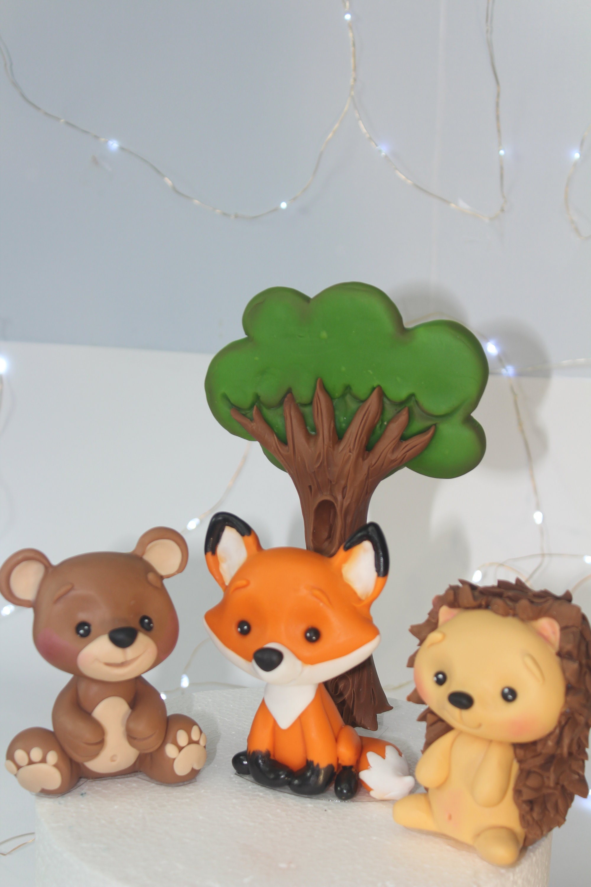 Forest Animals.forest Cake Topper.birthday Cake - Etsy
