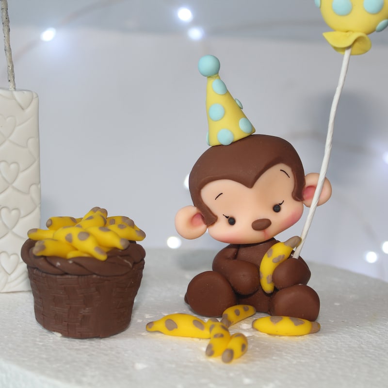 Fondant Monkey - Etsy
