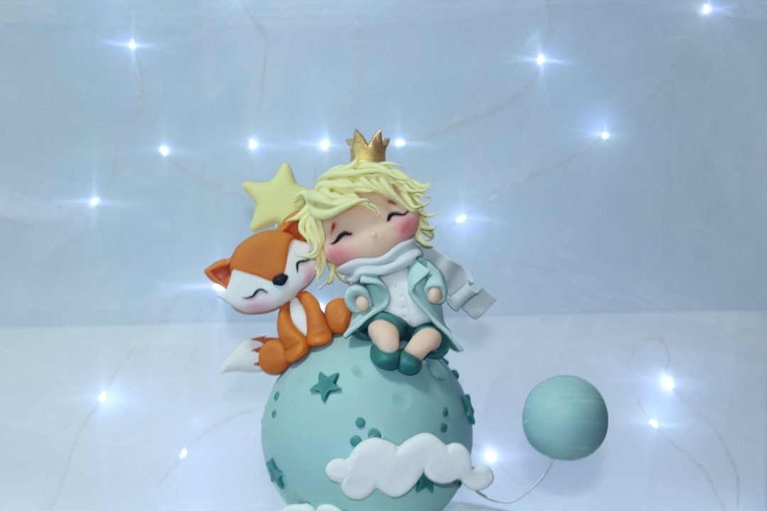 Little Prince Figure in Fondant, Edible Cake Topper, Cold Porcelain ...