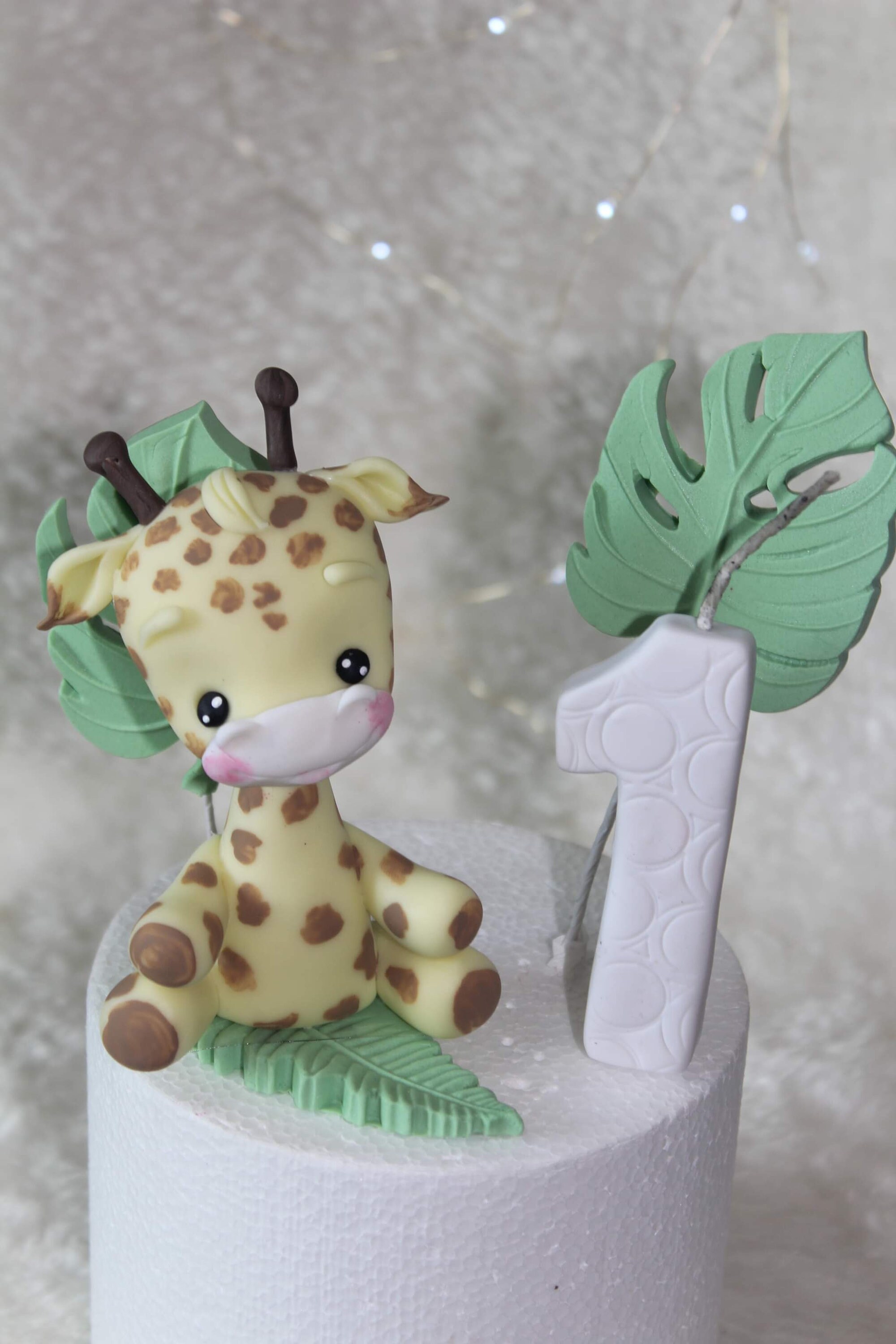 Giraffe Topper, Animals Cake Topper, Jungle Cake Topper, Grass Cake ...