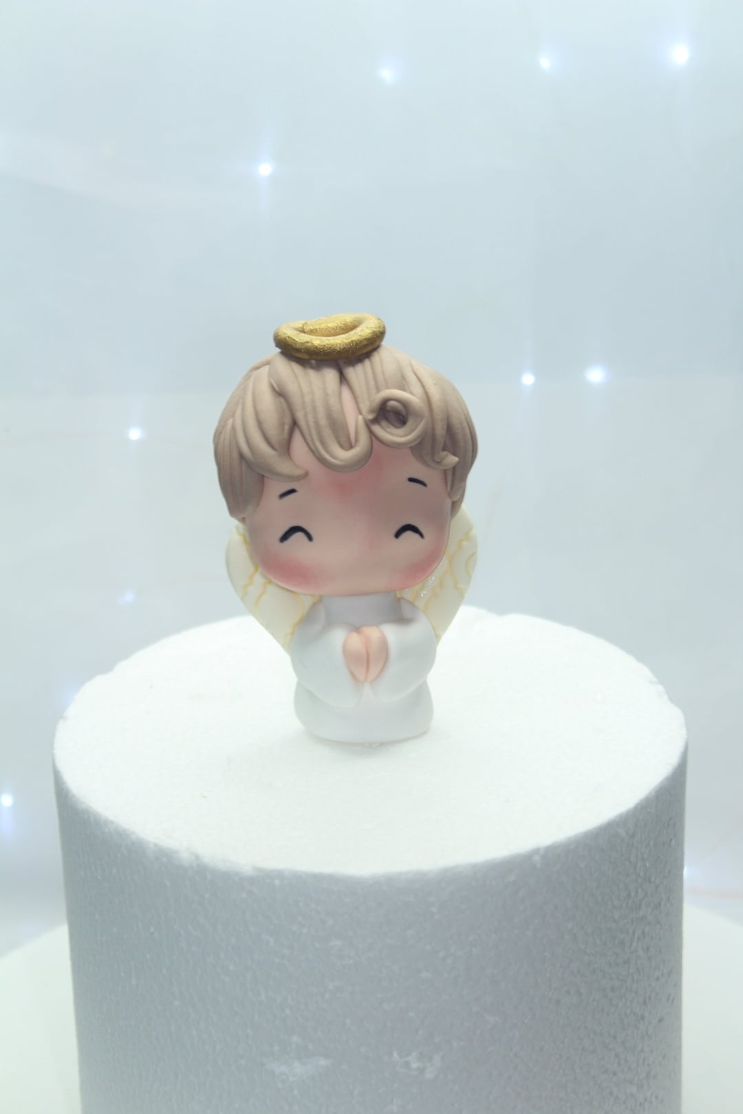 Fondant Angel Cake Topper 3 Inch - Etsy
