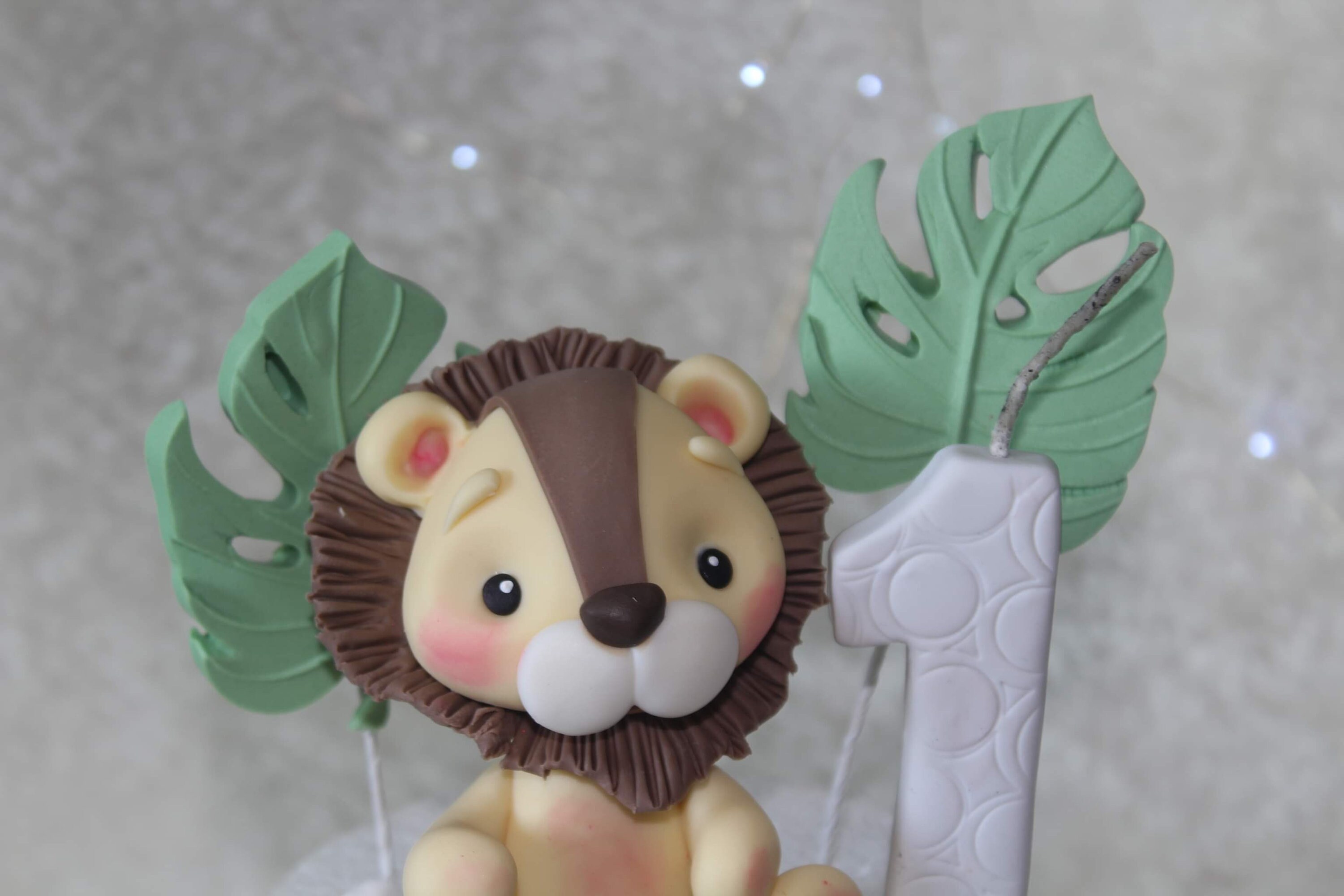 Lion Topper Animals Cake Topper Jungle Cake Topper Grass - Etsy