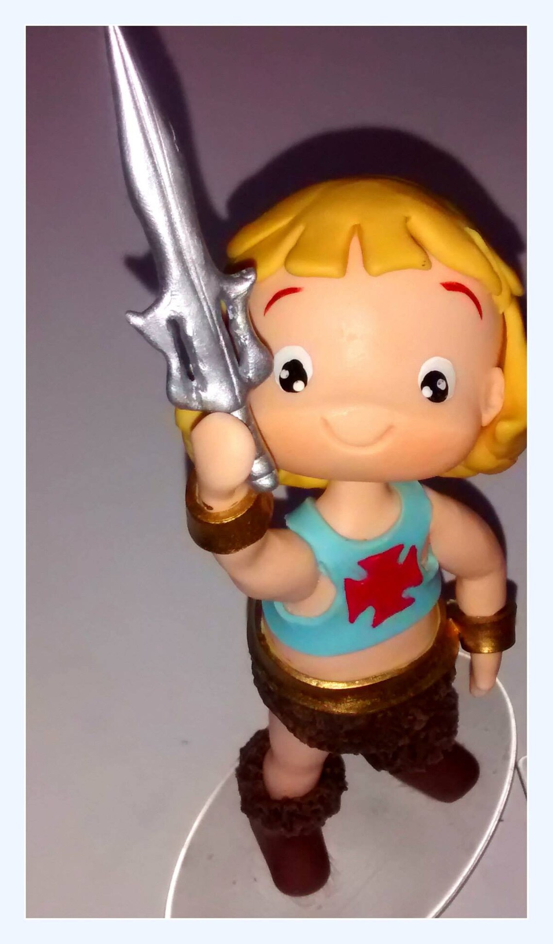 Custom Cold Porcelain He-man Cake Topper Decoration - Etsy