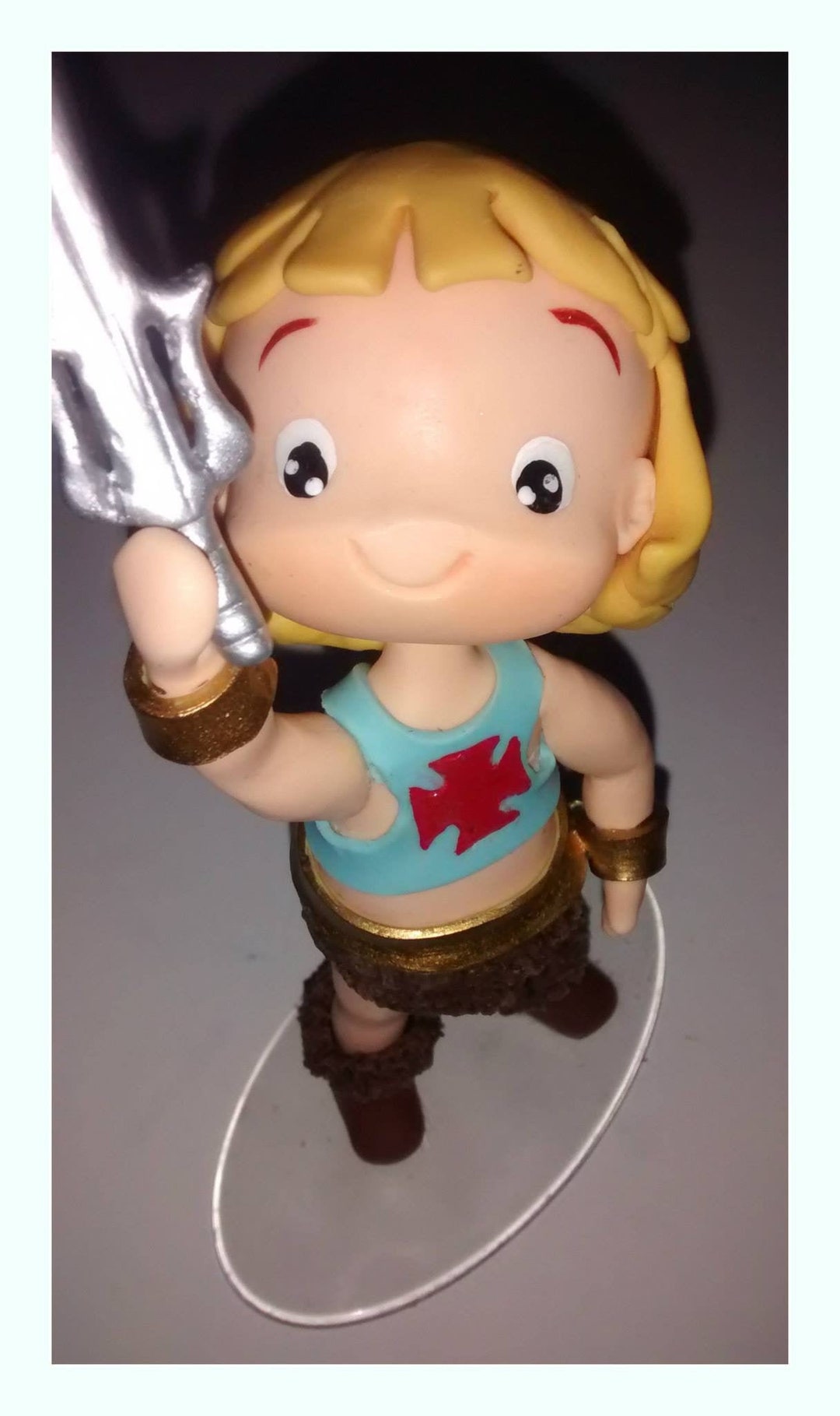 Custom Cold Porcelain He-man Cake Topper, Decoration, Collector, Gift ...