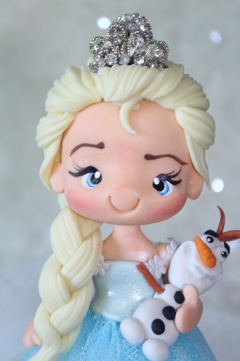Princess Cake Topper Frozen Cake Topper Elsa Cake Topper - Etsy