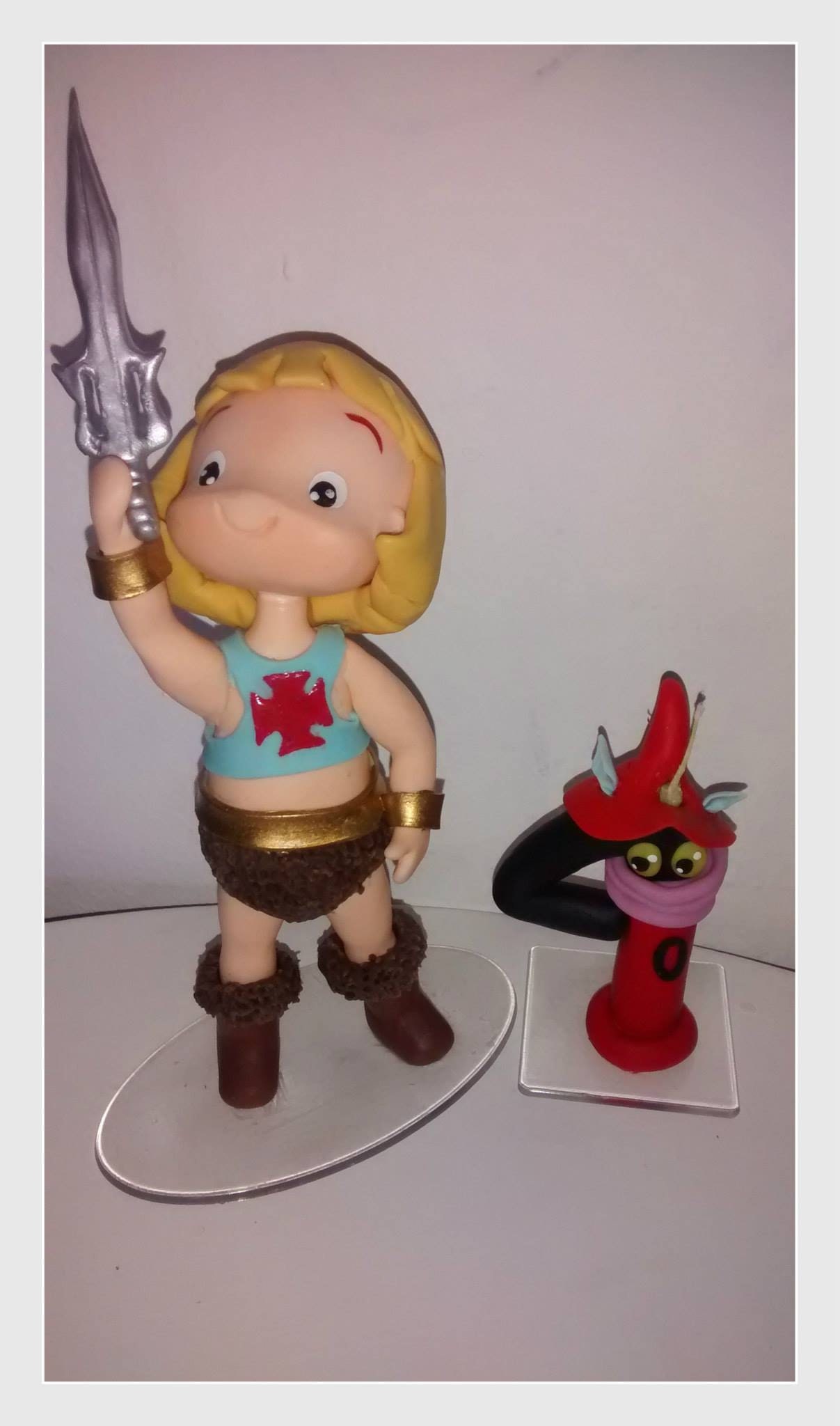Custom Cold Porcelain He-man Cake Topper Decoration - Etsy