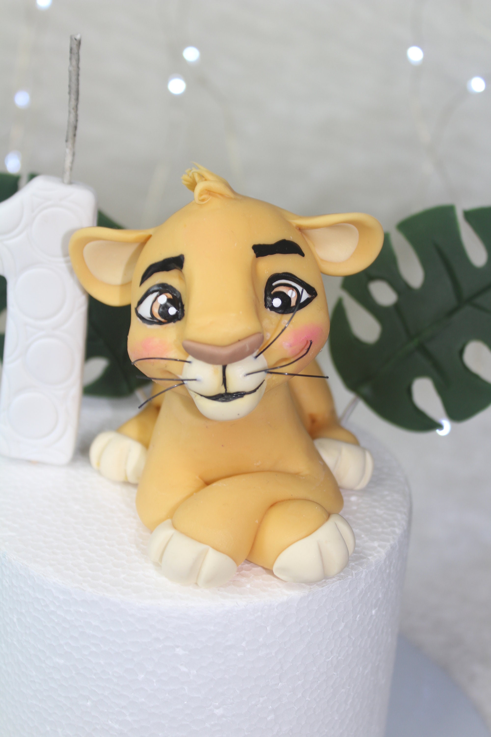 Lion King Inspired Simba Fondant Cake Topper or Cold Porcelain - Etsy ...