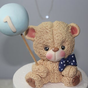 Teddy Bear Fondant,teddy Bear Cake Figures,boy Bear Cake Topper,bears ...