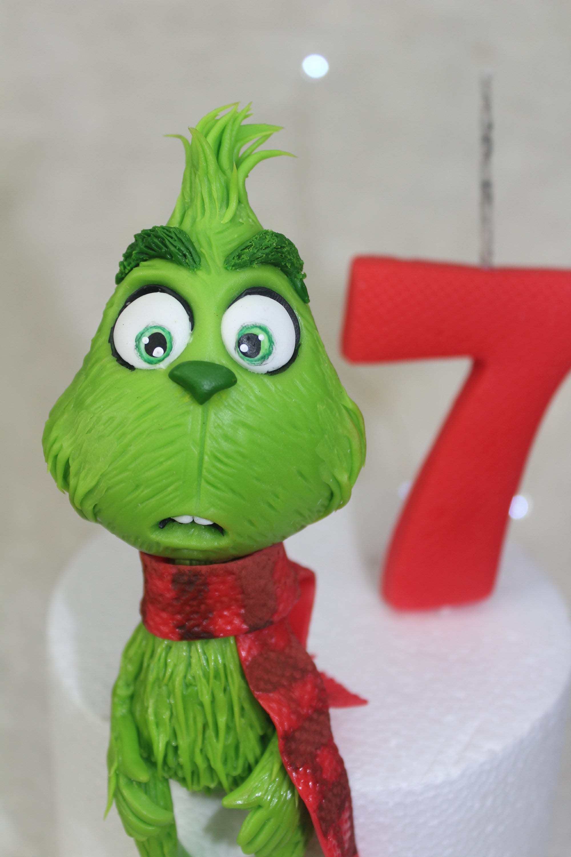 Grinch Birthday Cake