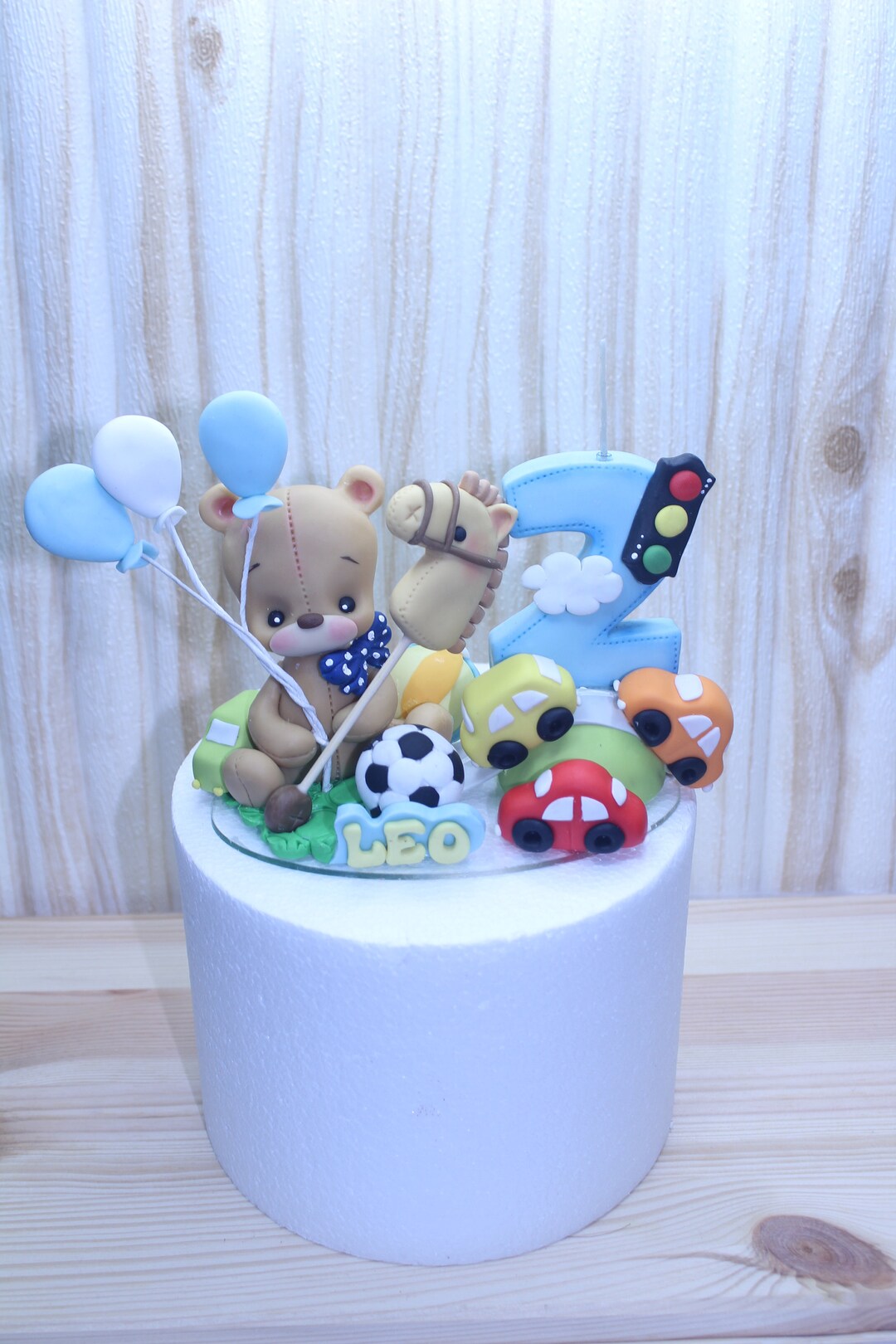 Teddy Bear Toys Cake Topper, Fondant Bear, Edible Cake Topper, Fondant ...