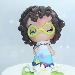 Princess Cake Topper Birthday, Mirabel Cake Topper,princess Fondant ...