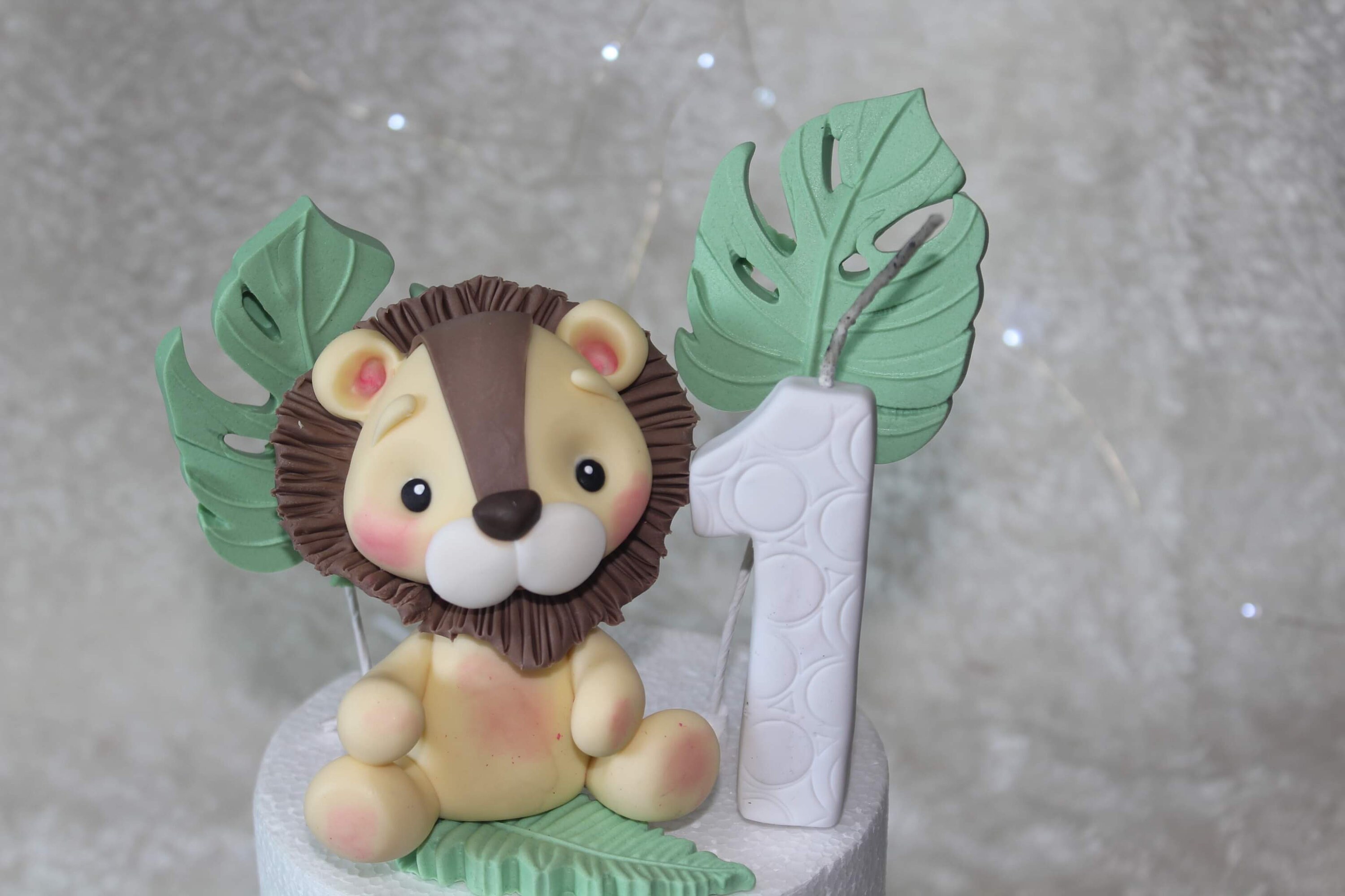 Lion Topper Animals Cake Topper Jungle Cake Topper Grass - Etsy