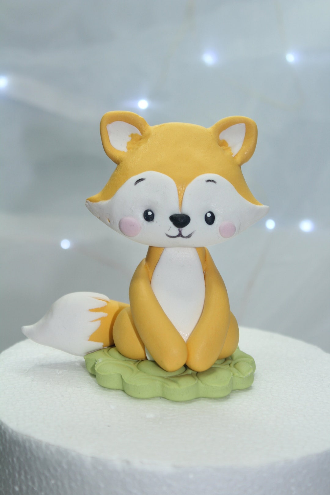 Fox Cake Topper,fondant Fox,sugar Paste Fox,woodland Cake Topper ...