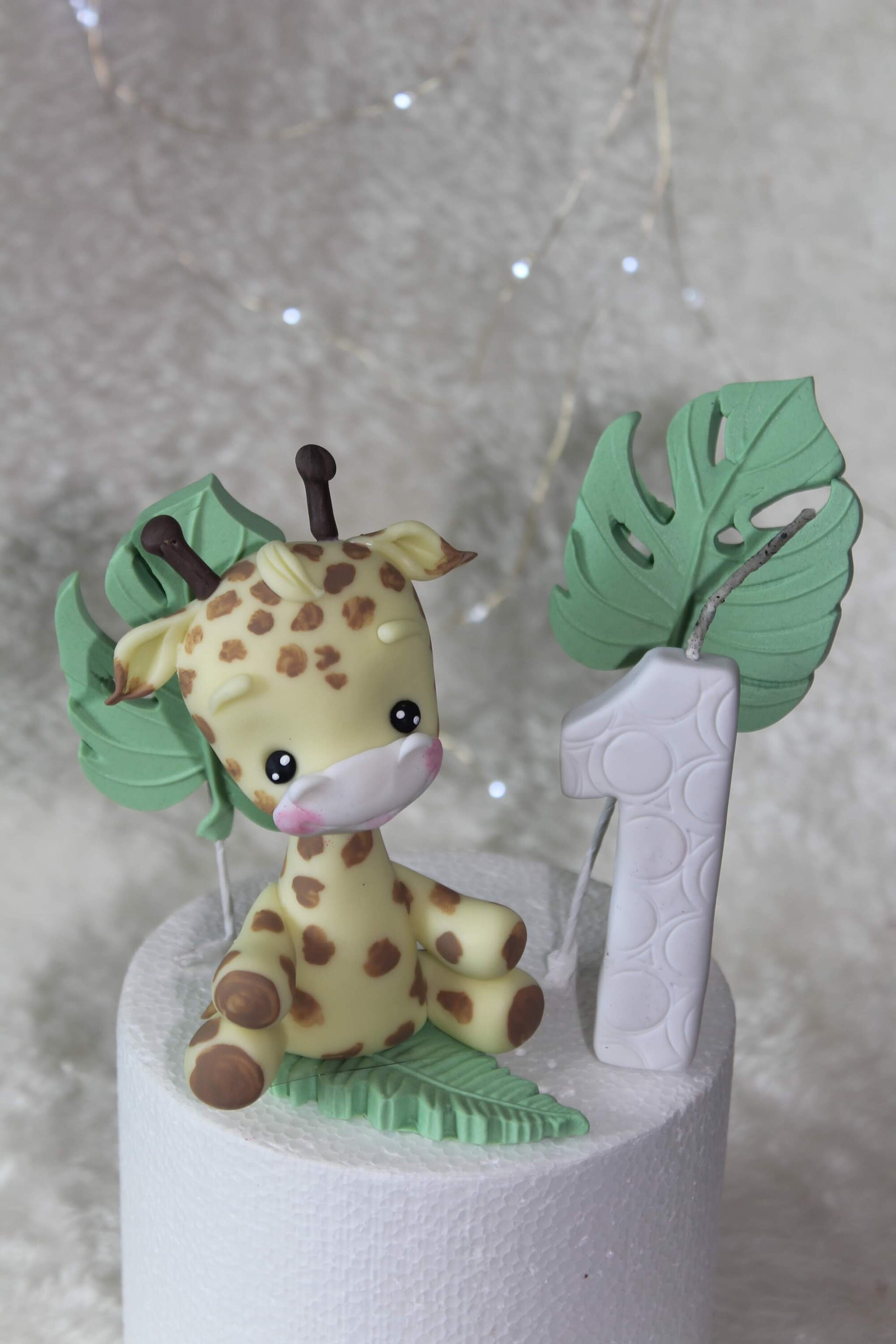 Giraffe Topper, Animals Cake Topper, Jungle Cake Topper, Grass Cake ...