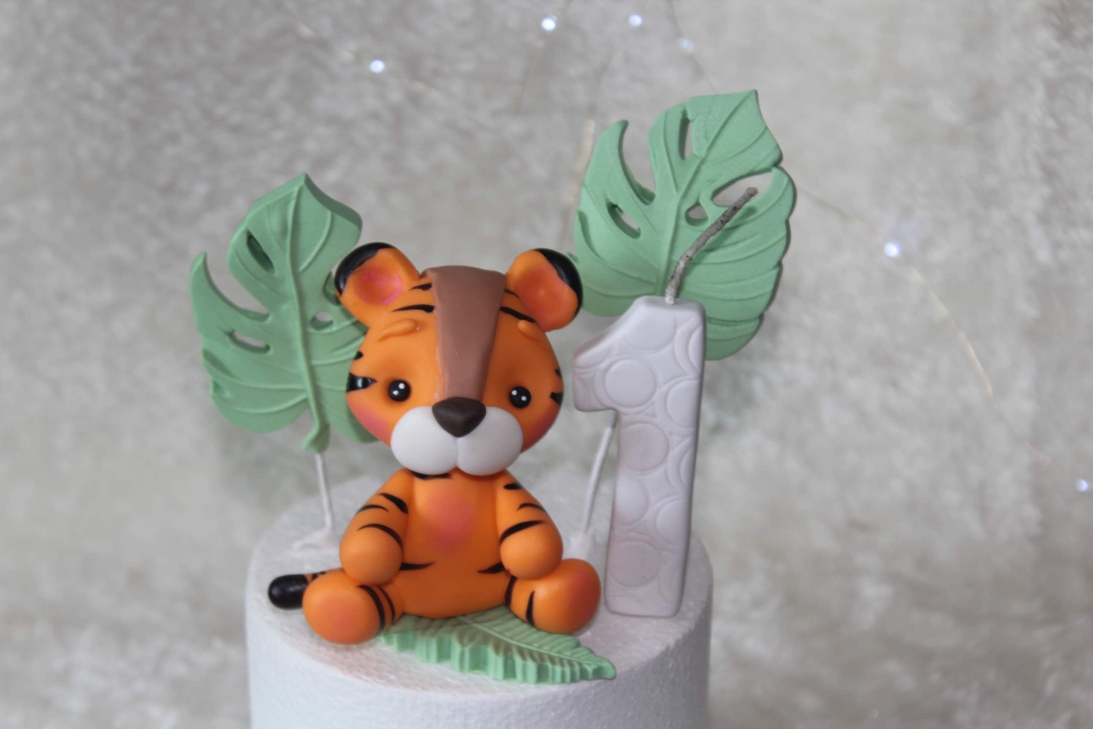 Tiger Topper, Animals Topper, Jungle Cake Topper, Grass Cake, Animals ...