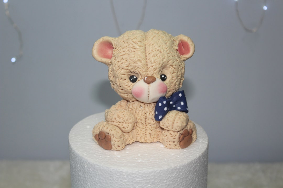 Teddy Bear Fondant,teddy Bear Cake Figures,boy Bear Cake Topper,bears ...