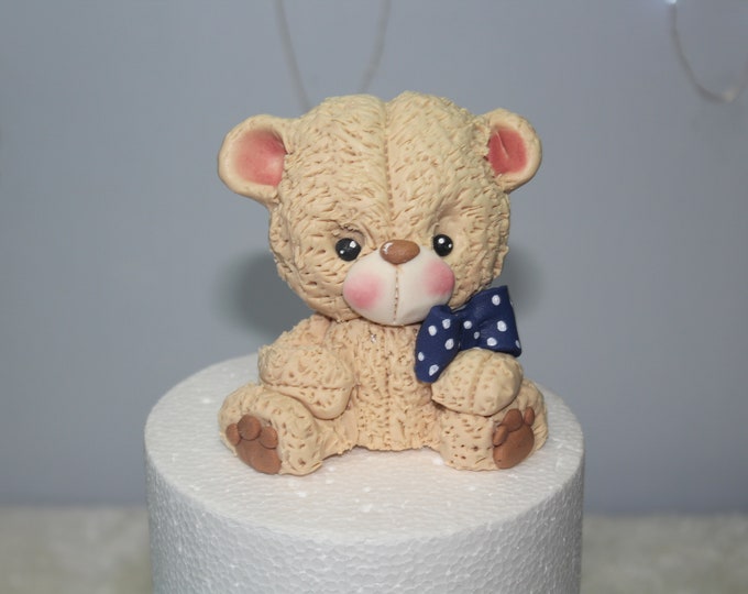 Teddy Bear Fondant,teddy Bear Cake Figures,boy Bear Cake Topper,bears ...
