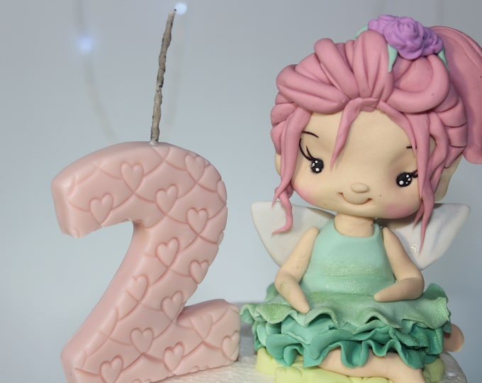 Fairy Fondant,garden Fairy Cake Figures,rainbow Fairy Cake Topper,fairy ...