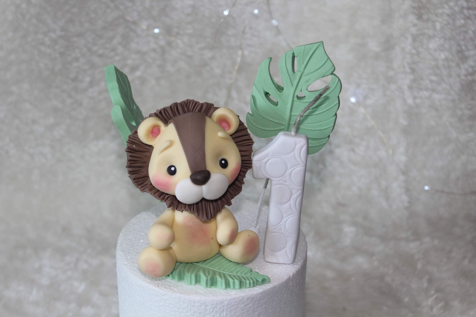 Lion Topper Animals Cake Topper Jungle Cake Topper Grass - Etsy