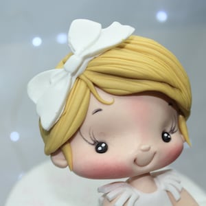 Girl Cake Topper, Person Figurine, Handmade Figurine Doll, Handmade ...