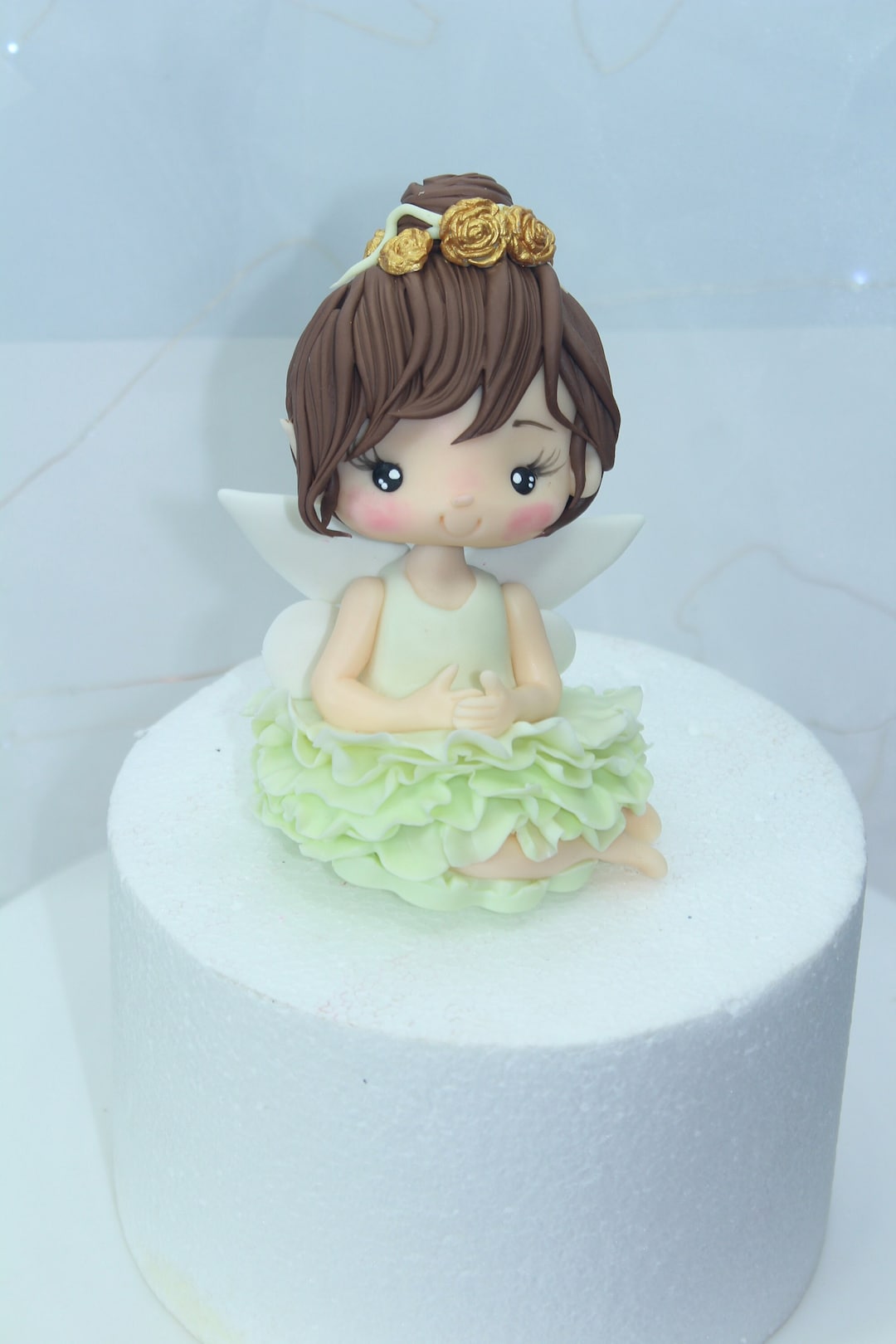 Fairy Fondant, Garden Fairy Cake Figures, Rainbow Fairy Cake Topper ...