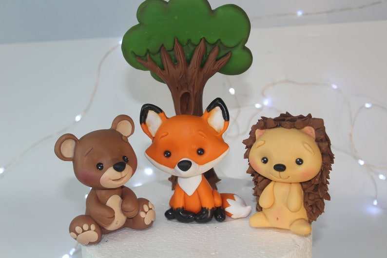 Forest Animals.forest Cake Topper.birthday Cake Topper.tortendeko ...