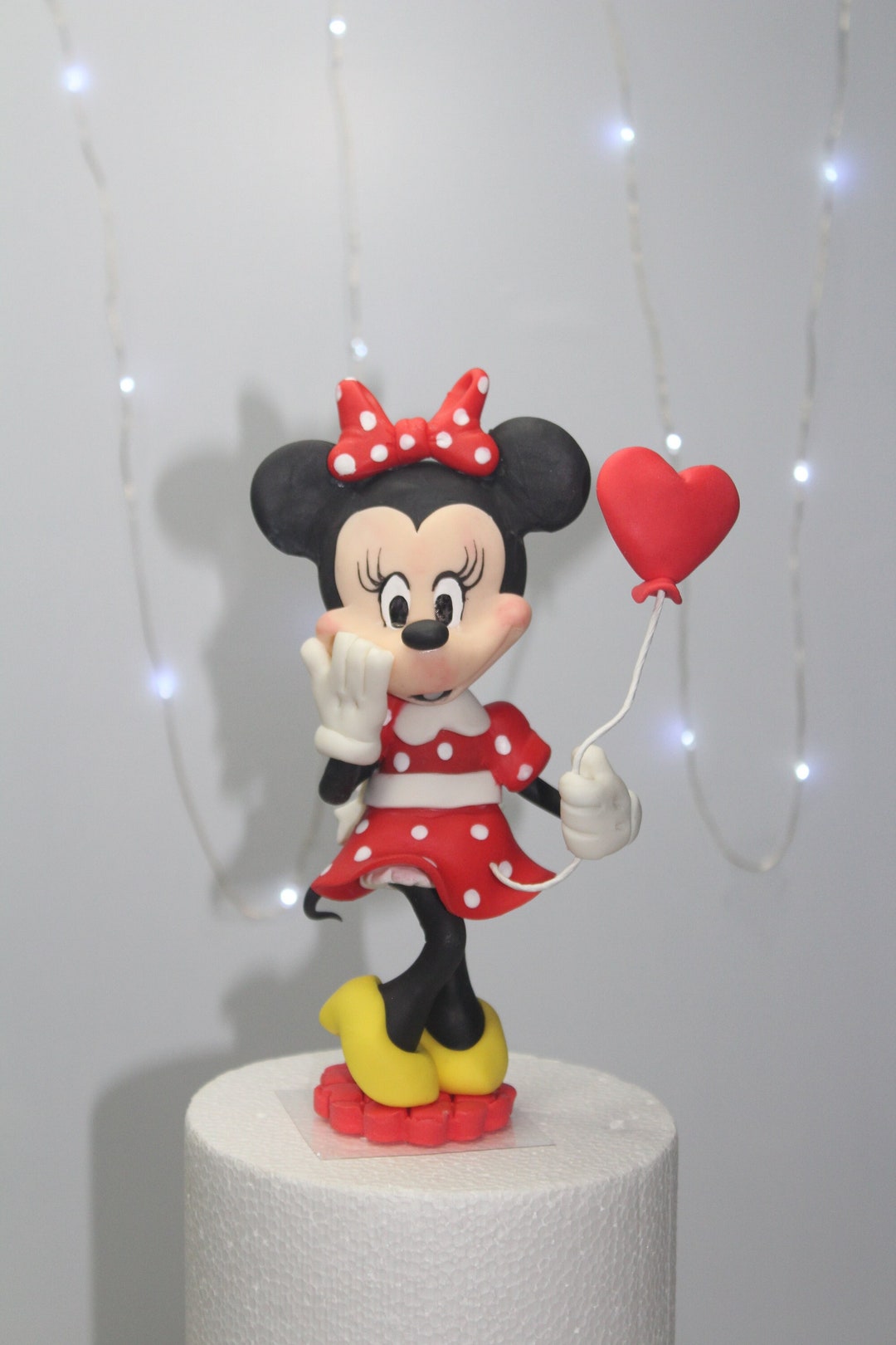 Minnie Fondant Inspired. Cold Porcelain Minnie Doll, Minie Party ...