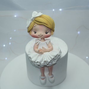 Girl Cake Topper, Person Figurine, Handmade Figurine Doll, Handmade ...